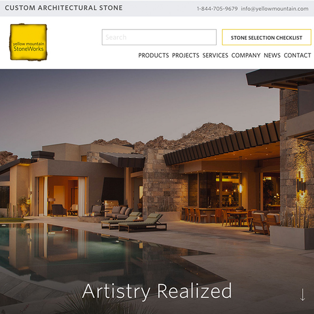 Yellow Mountain: Website Design - Receptor