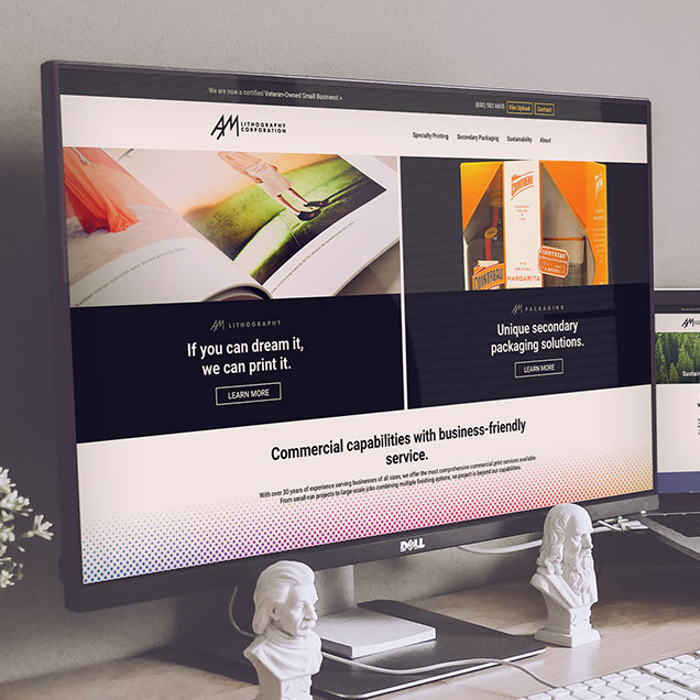 AM Lithography: Website Design - Receptor